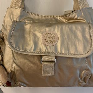 Kipling | Bags | Kipling Felix Metallic Gold Bag | Poshmark